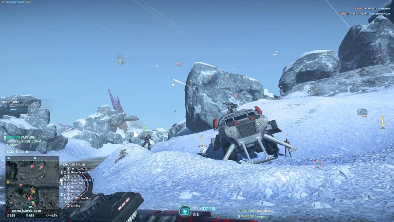 Planetside 2: 2015/12/12 Light Assault & Engineer - YouTube