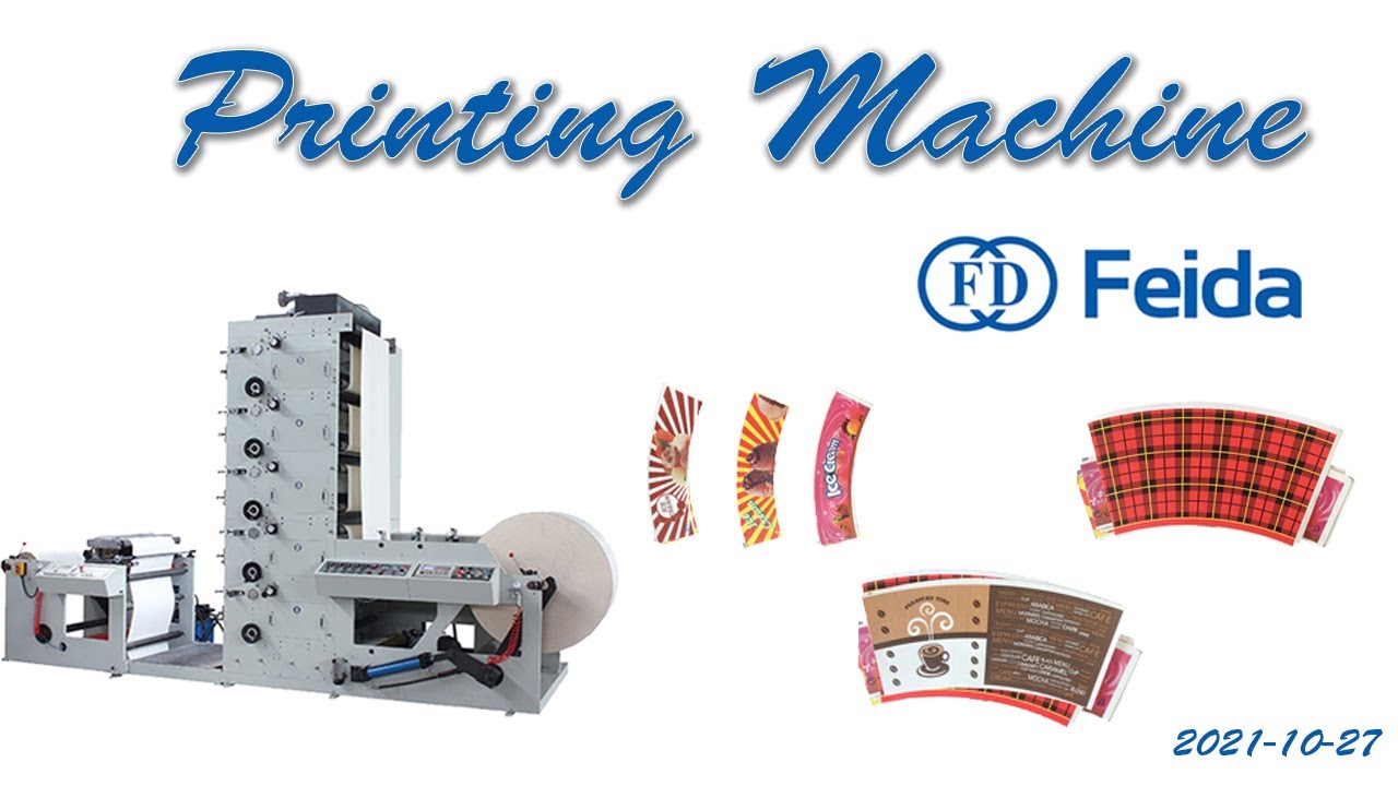 The entire process of the printing machine-Zhejiang Feida - YouTube