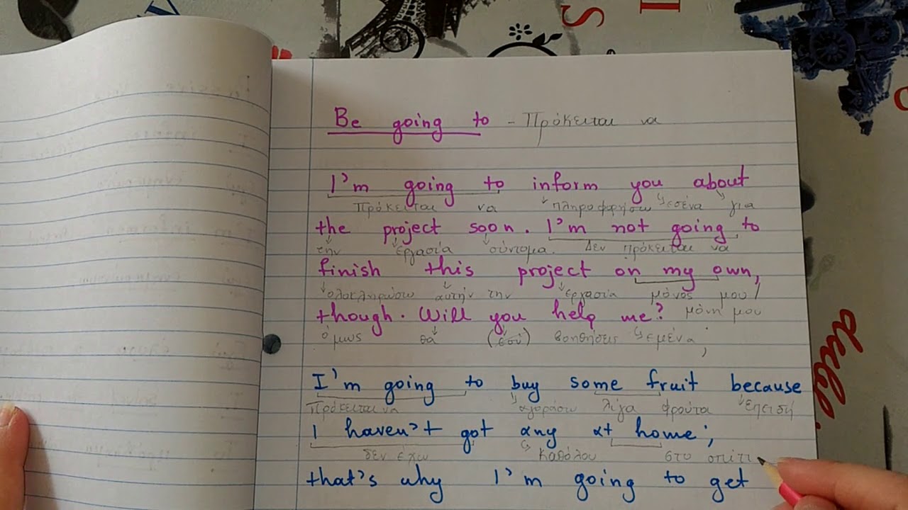 Learn Greek Lesson 93: Be going to in Greek, "Πρόκειται να" - YouTube