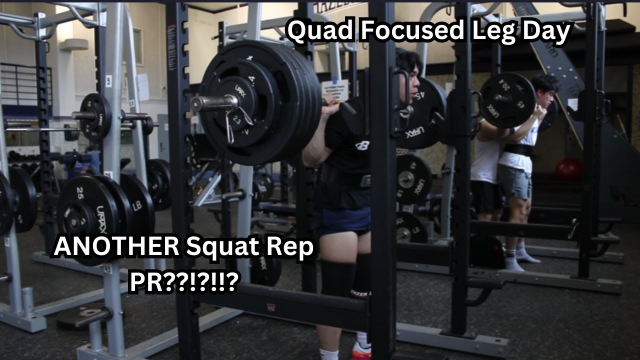 Squat Rep PR | Powerbuilding: Quad Focused Leg Day - YouTube