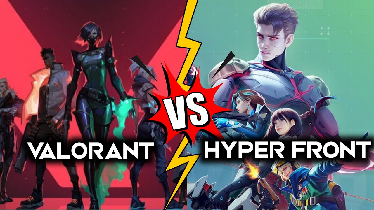 VALORANT VS HYPER FRONT - GAMEPLAY COMPARISON - YouTube