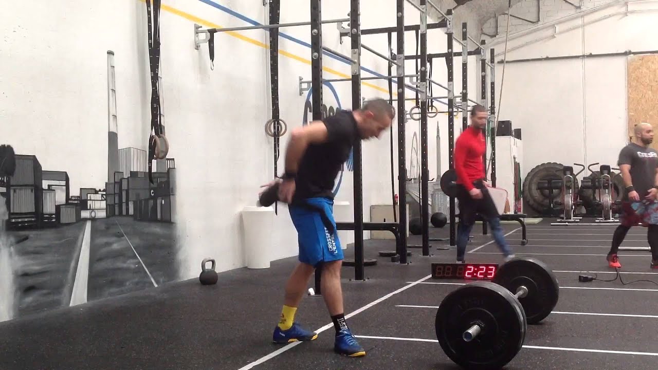 Fittest Cop 2016 wod 2 Crossfit L Entrepôt - YouTube