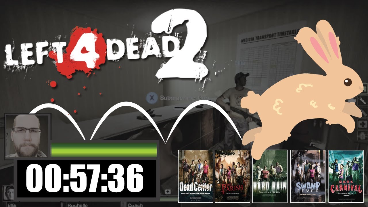 Left 4 Dead 2 Main Campaigns Bhop Script Speedrun - 57:36 IGT - YouTube