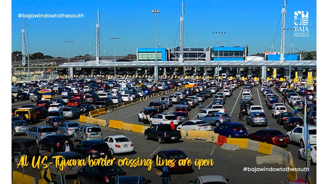 All U.S.-Tijuana border crossing lines are open🚶‍♂️🇲🇽🇺🇸 - YouTube
