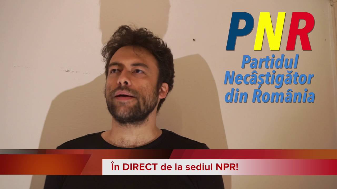 În direct de la sediul PNR (Partidul Necîștigător din România) - YouTube