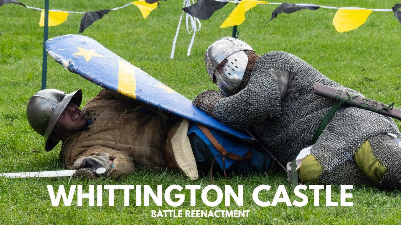 Experience the Intense Battle Reenactment at Whittington Castle! - YouTube