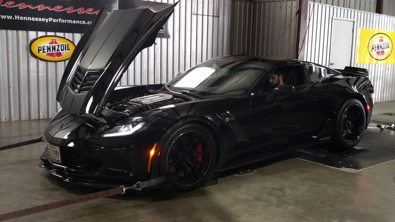 722 Rear Wheel HP Z06 Corvette Dyno Testing - YouTube