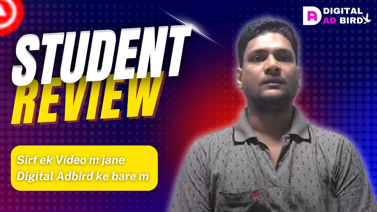 Student Review | Digital Adbird - YouTube