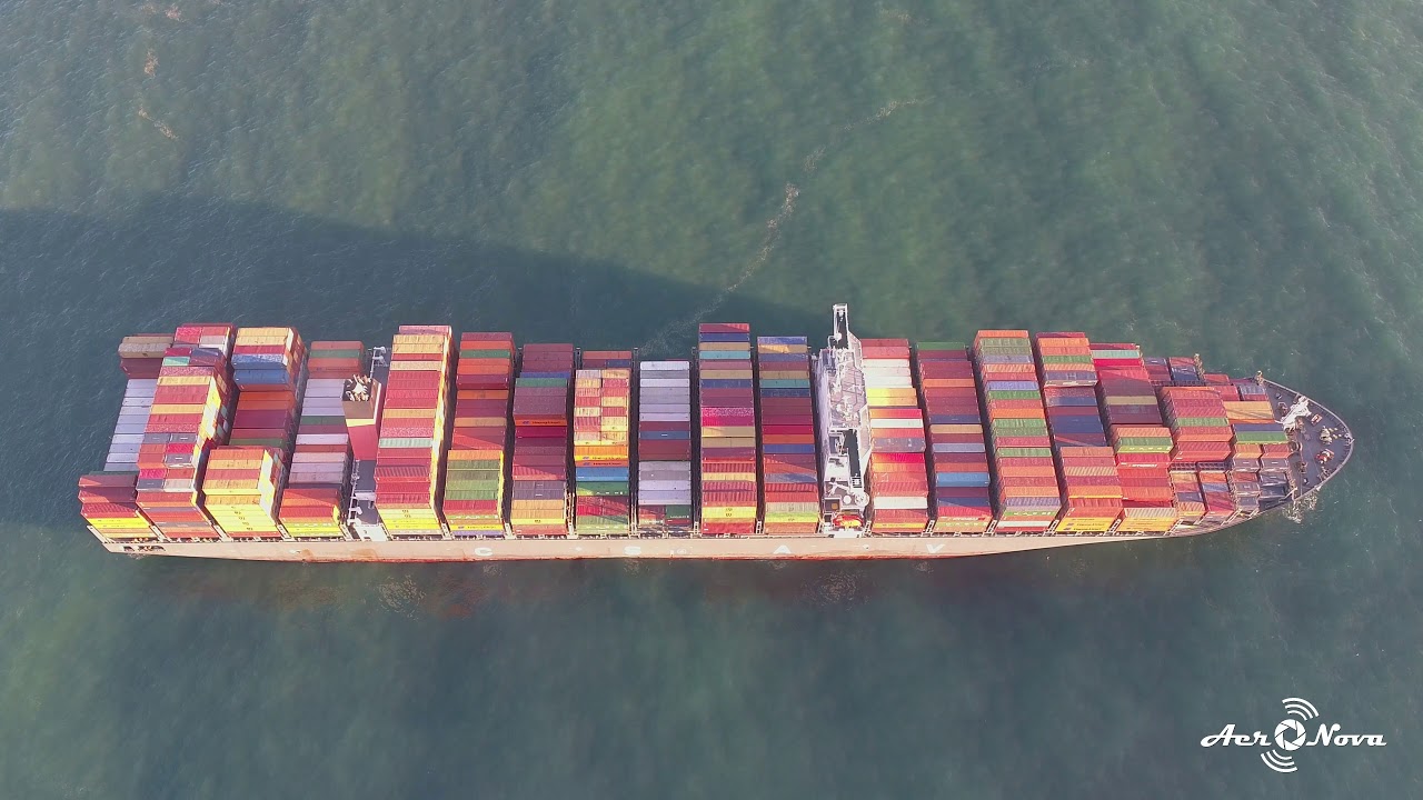 Carguero CSAV Cisnes, Costa Valparaiso, Chile, Dron 4k - YouTube