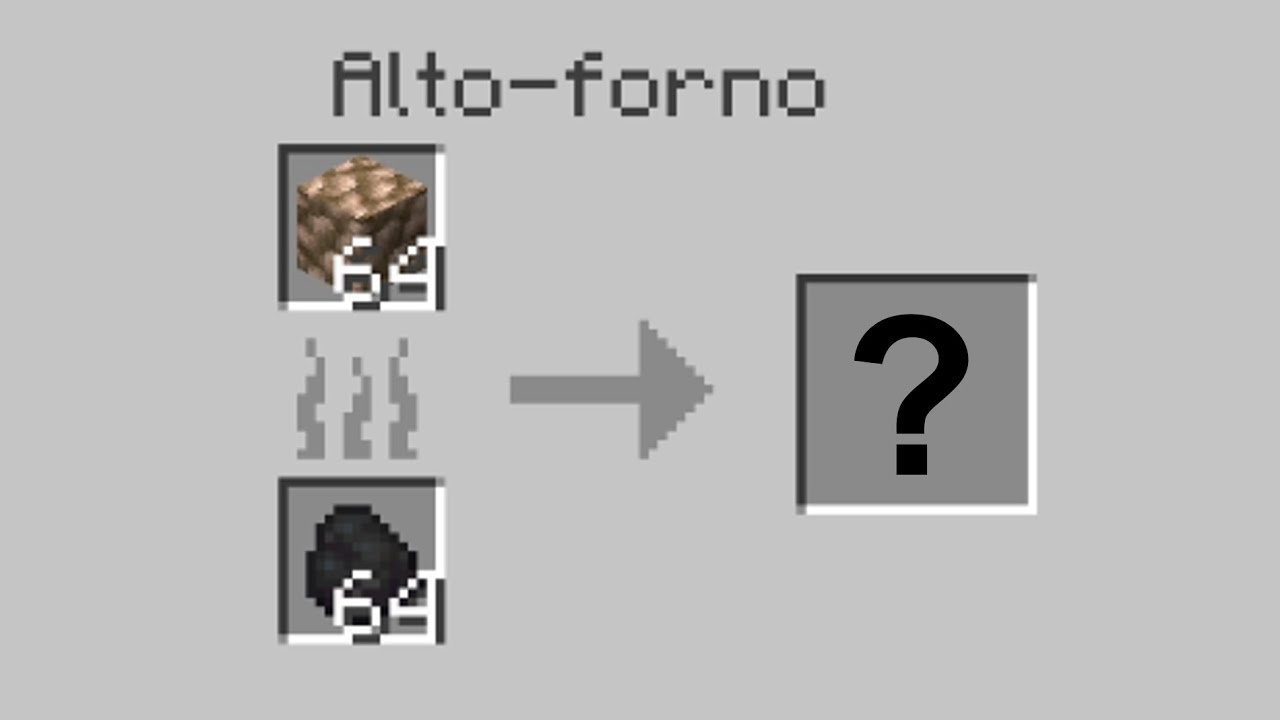 O QUE ACONTECE SE COLOCAR BLOCO DE FERRO BRUTO NA FORNALHA... Minecraft #shorts - YouTube