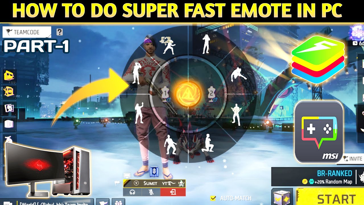 HOW TO DO FAST EMOTE IN BLUESTACKS 4 AND 5 | REPEATED FAST EMOTE ...