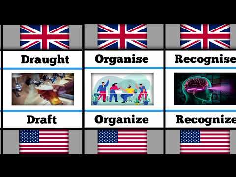 UK VS USA Spelling | Different English Words Compared - YouTube