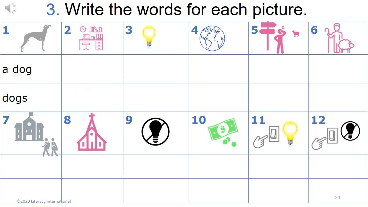 Light of the World ESL Lesson #A1-06 Beginning Level A1 Learn English ...