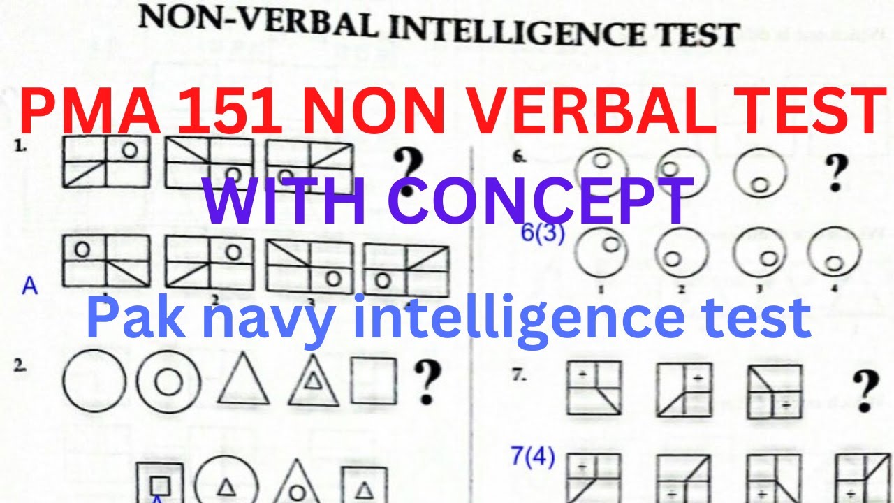 pma verbal intelligence test 150 2023 | non verbal intelligence test ...