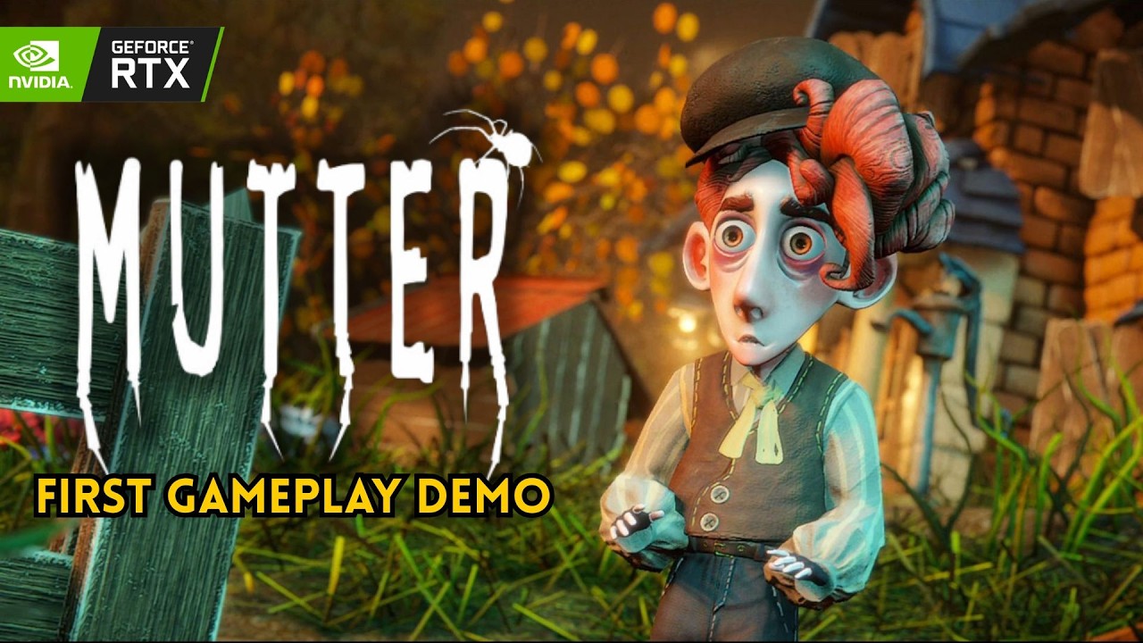 MUTTER First Gameplay Demo | A Haunting World built with a Stop-motion ...