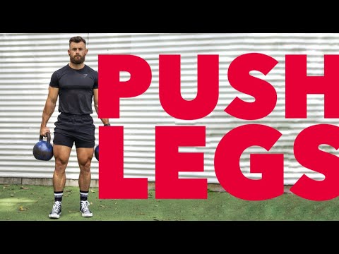 PPL SPLIT SERIES: PUSH Focussed Leg Workout - YouTube