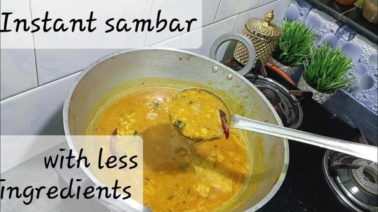 Sambar receipe/less ingredients receipe /cook with prerna rai - YouTube