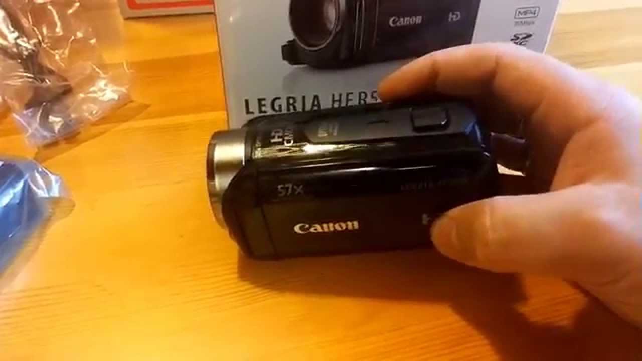 Canon LEGRIA HF R506 Unboxing (esittely) - YouTube
