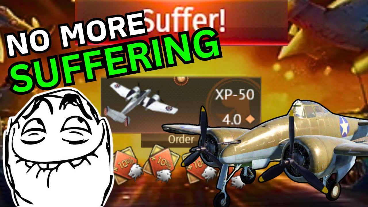 Literally the BEST plane for grinding the American Tree | XP-50 War ...