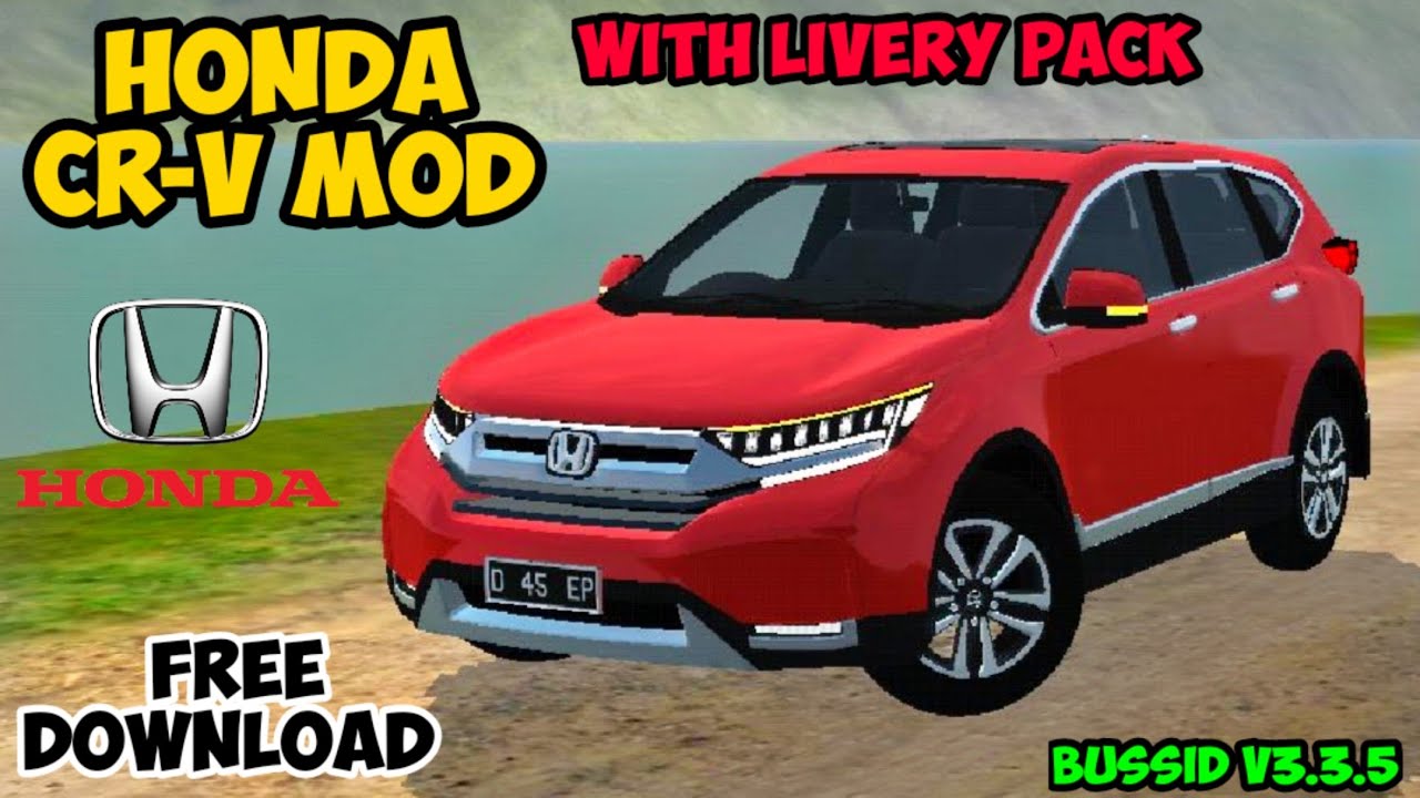 Honda CR V mod bussid|Honda CR V car mod bussid|Honda CR V mod|Honda ...