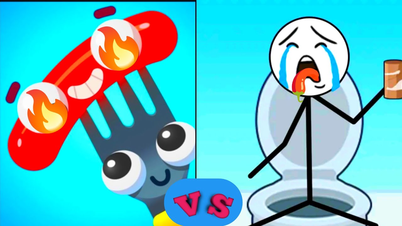 Fork N SAUSAGE Vs Thief PUZZLE 🧩 — Funny GAMEPLAY, ASMR Relaxing iOS ...
