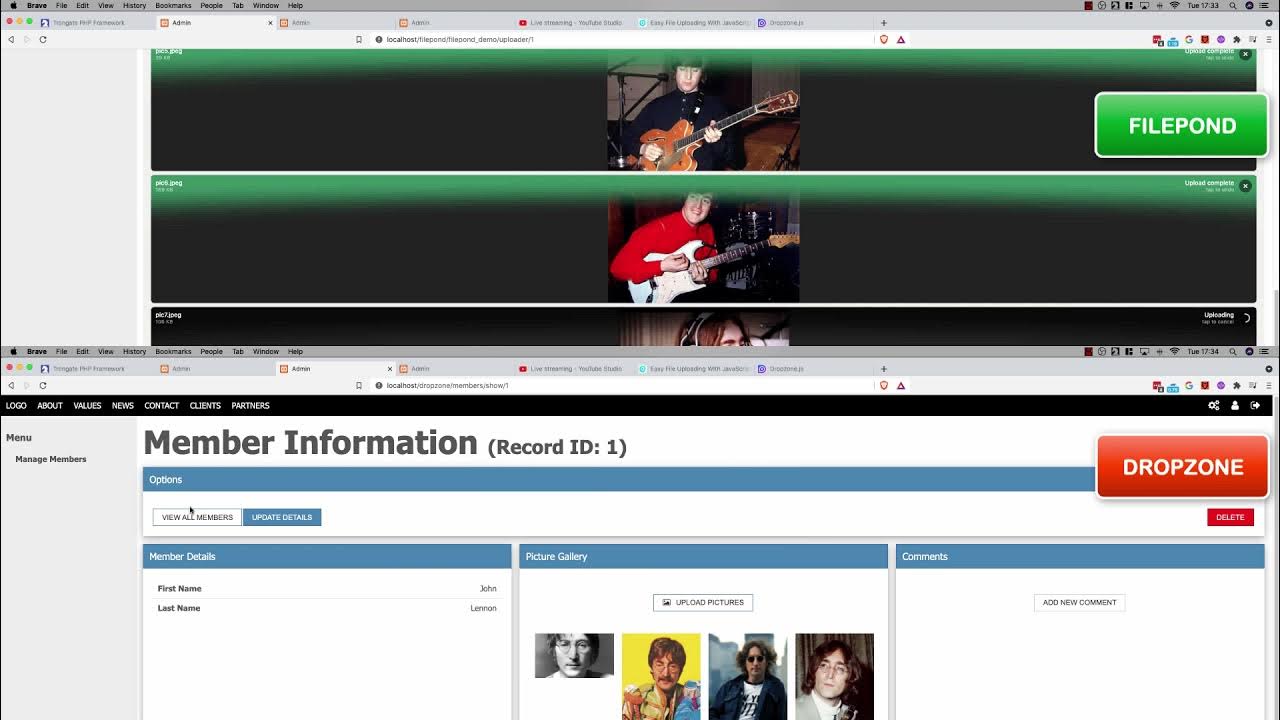 Trongate Framework Showcase: Multi File Uploader - YouTube