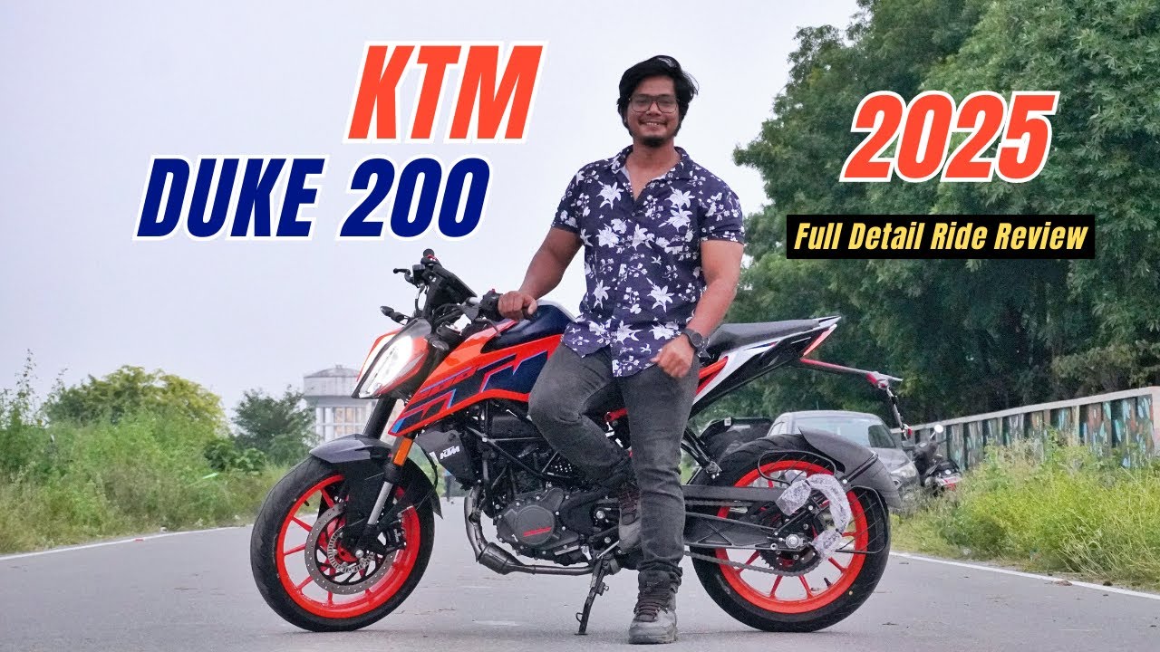 2025 Ktm Duke 200 Detailed Review & Ride Impression | 5" TFT Screen And ...