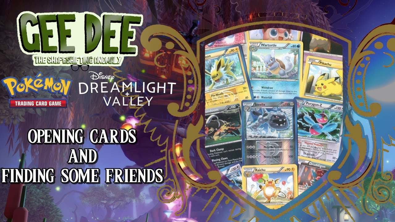 [Pokemon TCG 7& Disney Dreamlight Valley] Opening Cards & Making ...