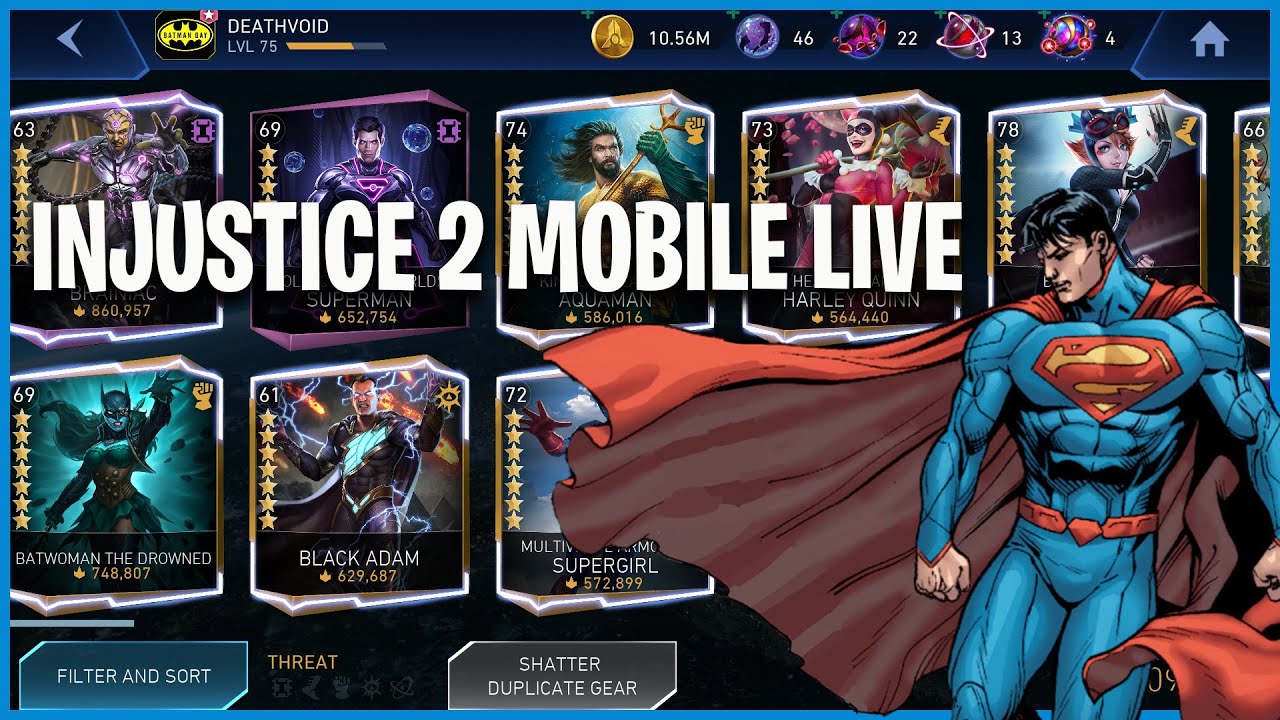 Live Dark Nights | Solo Raids Arena / Champions Arena| Injustice 2 ...