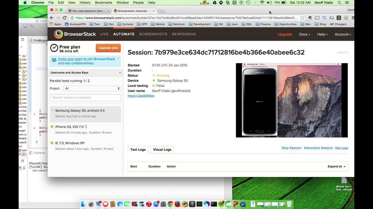 Android Browser Test Automation on BrowserStack Cloud - YouTube