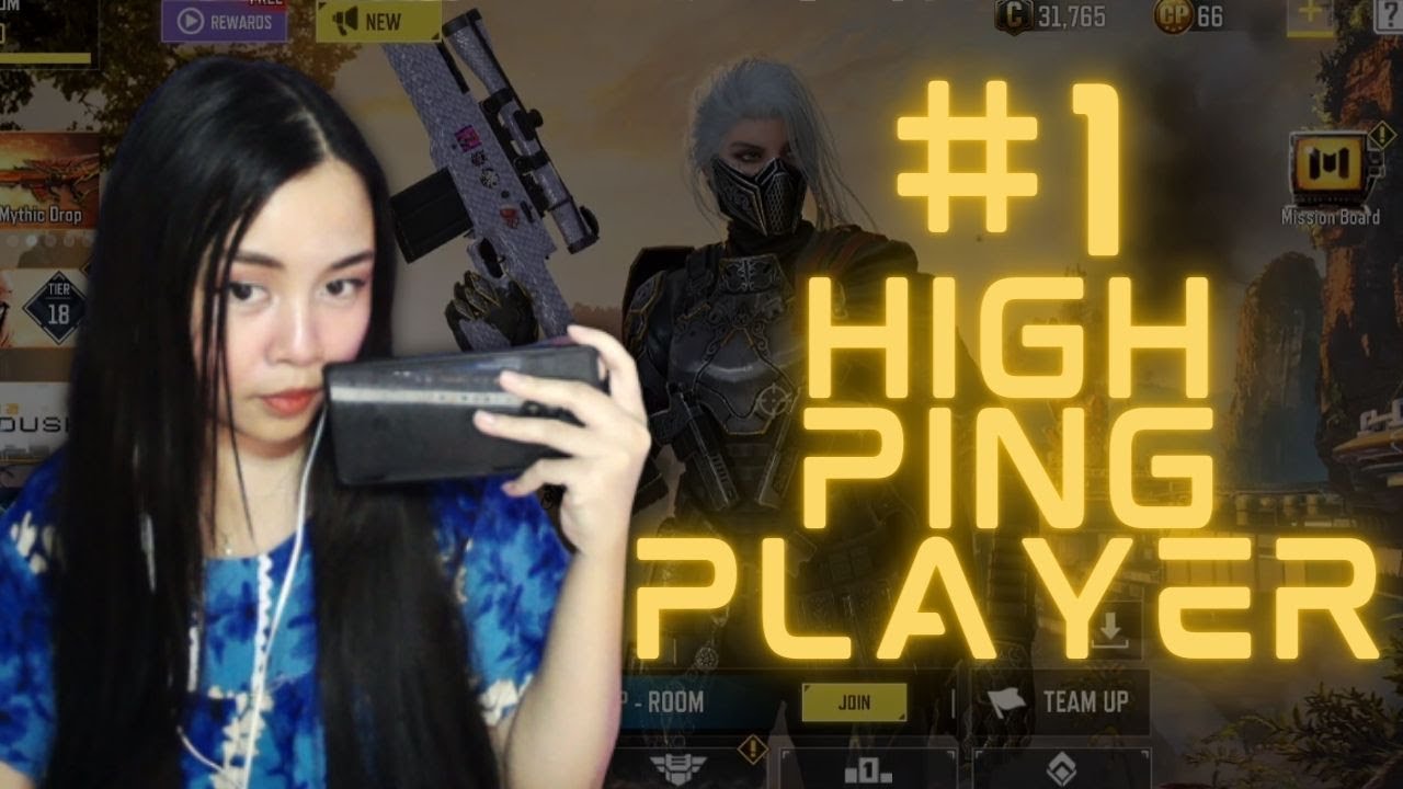 #1 HIGH PING PLAYER ON CODM - YouTube