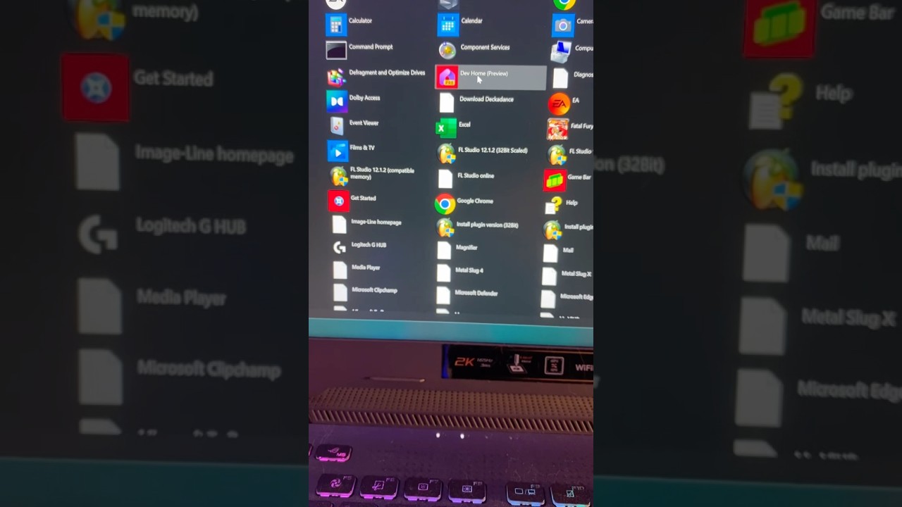 Find all apps windows 11
