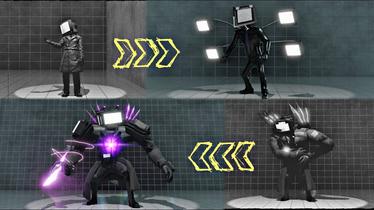TV man Evolution in Skibidi toilet part 1 - YouTube