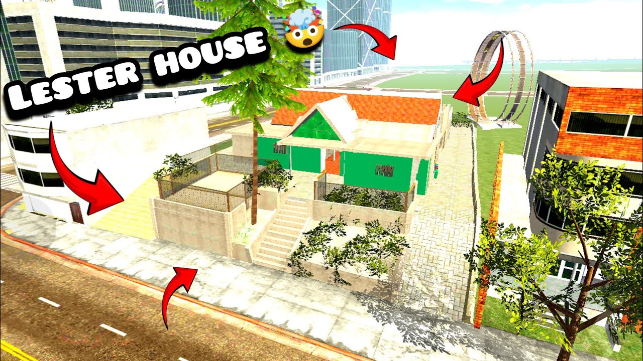 Lester House In Indian Bikes Driving 3D 😱|| indian Bikes driving 3D # ...