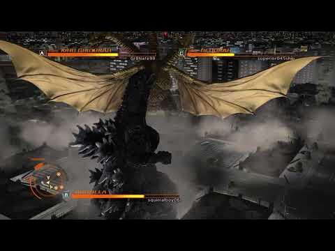 GODZILLA PS4 - Heisei Godzilla vs King Ghidorah vs Hedorah - YouTube
