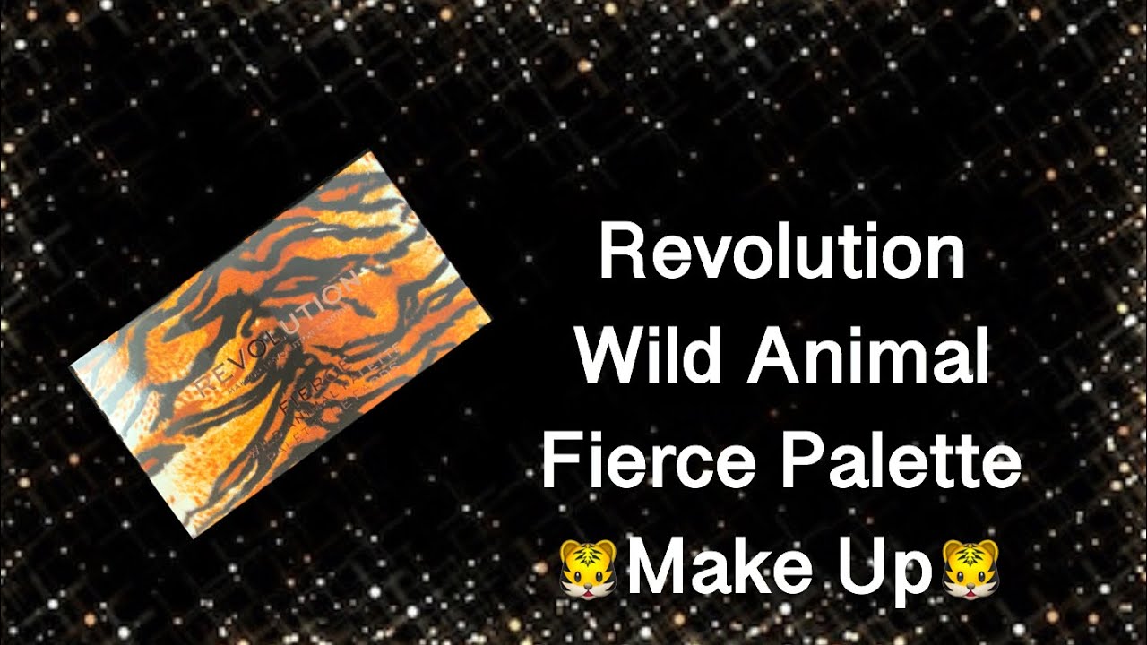 Revolution Wild Animal Collection Fierce Palette Try Out 🐯🐯🐯 - YouTube