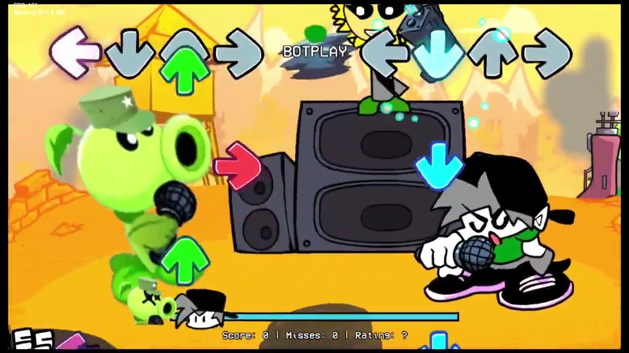 Friday Night Funkin Vs Peashooter Mvp Part 2 New Update - YouTube