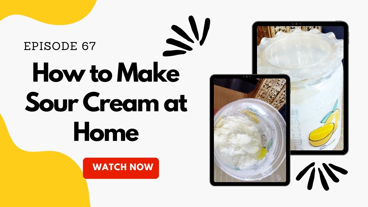 How to make Sour Cream | Homemade Sour Cream | By Chop Chop - YouTube