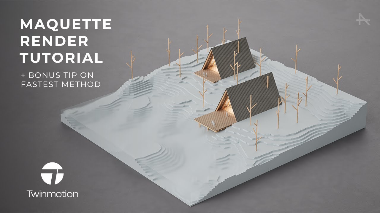 Maquette Render in Twinmotion + BONUS TIP FOR FASTEST METHOD - YouTube