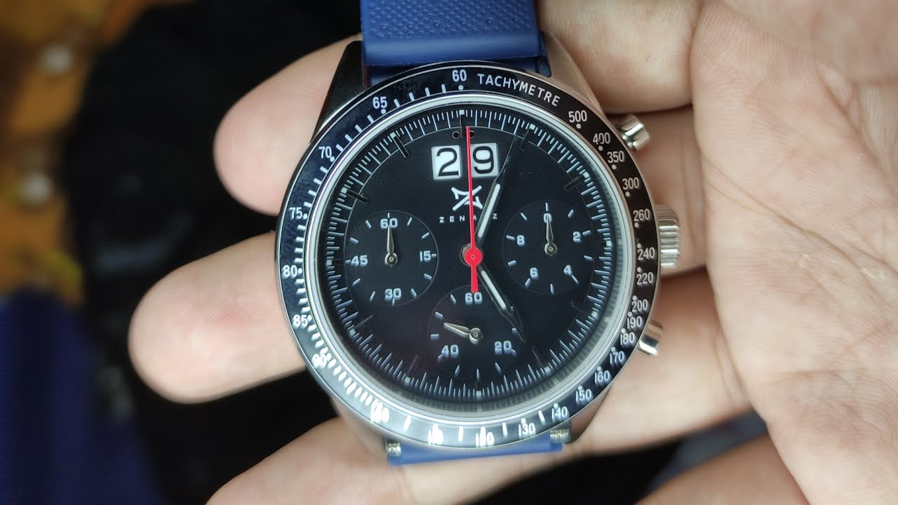 Jam Lokal High Quality, Zenmuz Thunderbolt Dial Hitam Kaca Safir No ...