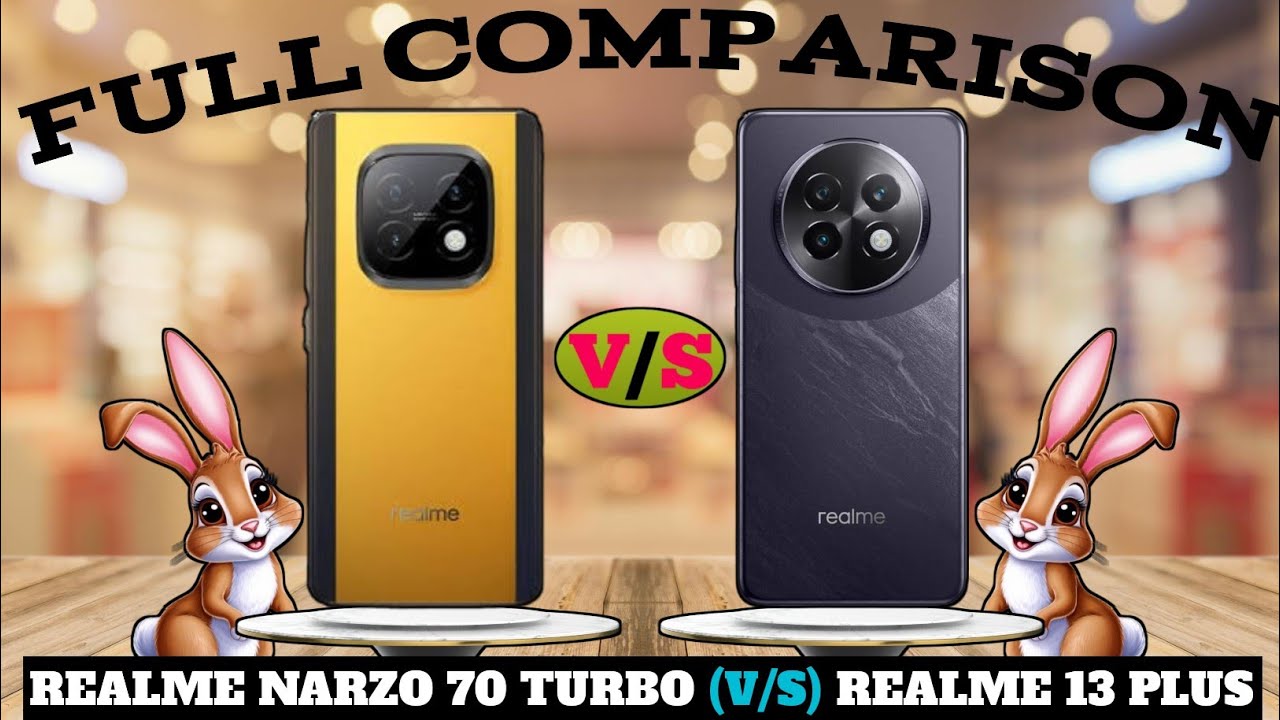 REALME NARZO 70 TURBO(V/S)REALME 13 PLUS:⚡FULL COMPARISON VIDEO🔥TECH ...