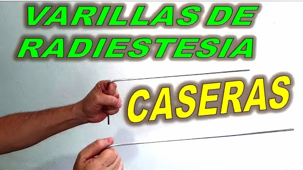 Varillas de RADIESTESIA CASERAS - HOMEMADE DOWSING RODS #radiestesia ...