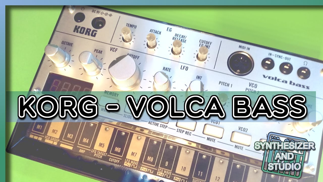 Korg - Volca Bass (Sequenced / In Context) - YouTube