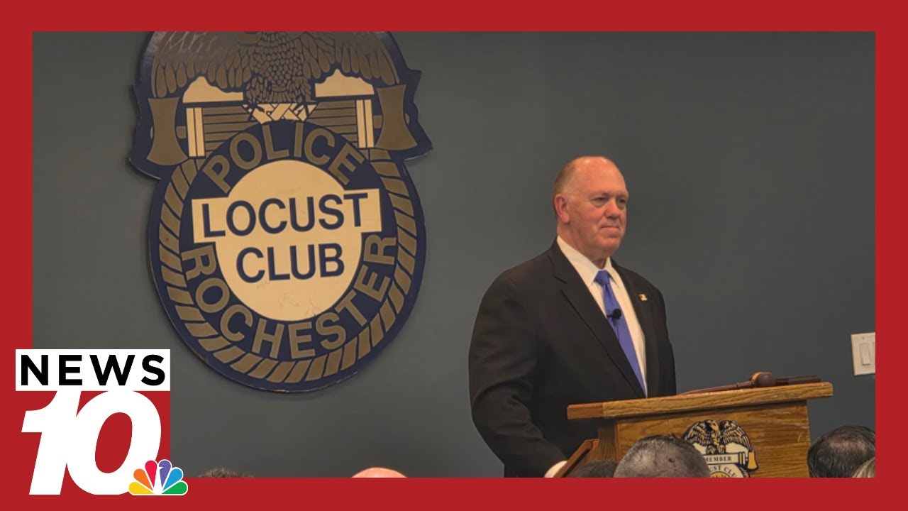 Border Czar Tom Homan meets with RPD officers at Locust Club Tuesday ...