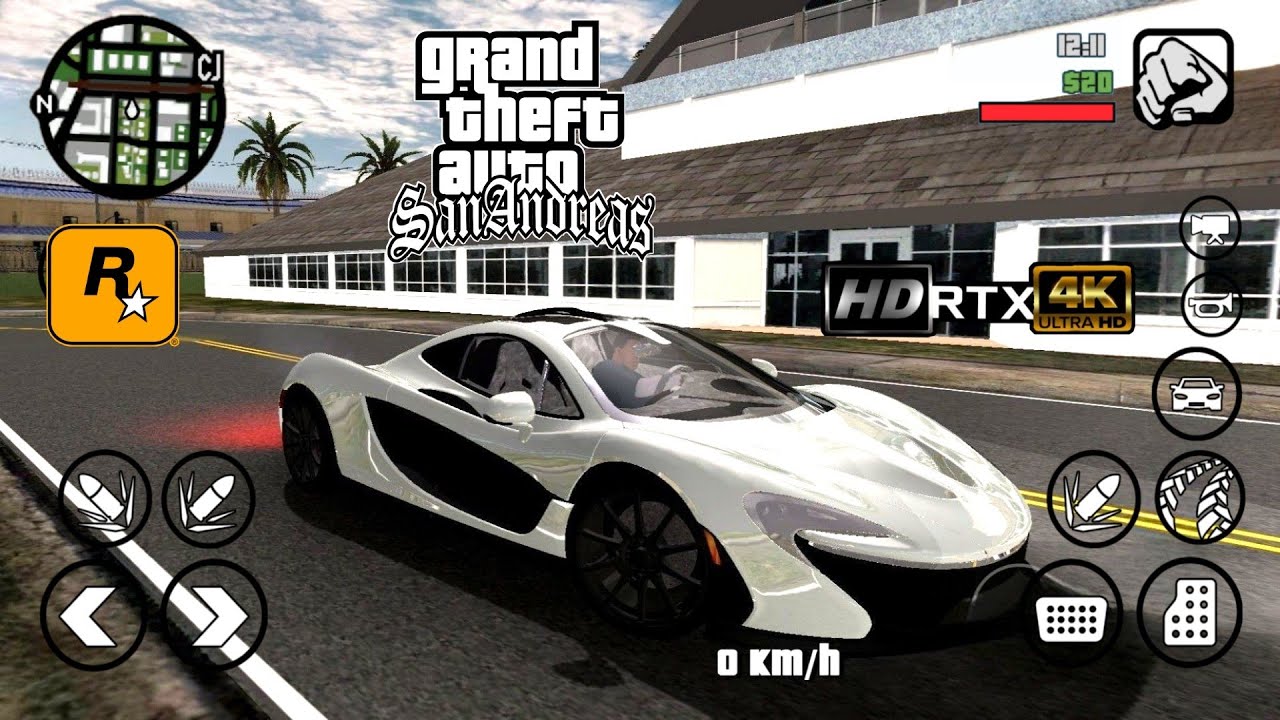 GTA SA ANDROID -REMASTERED 6 GRAPHICS CONCEPT V38 MODPACK - YouTube