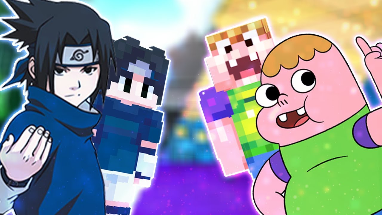CLARÊNCIO e SASUKE no MINECRAFT - YouTube