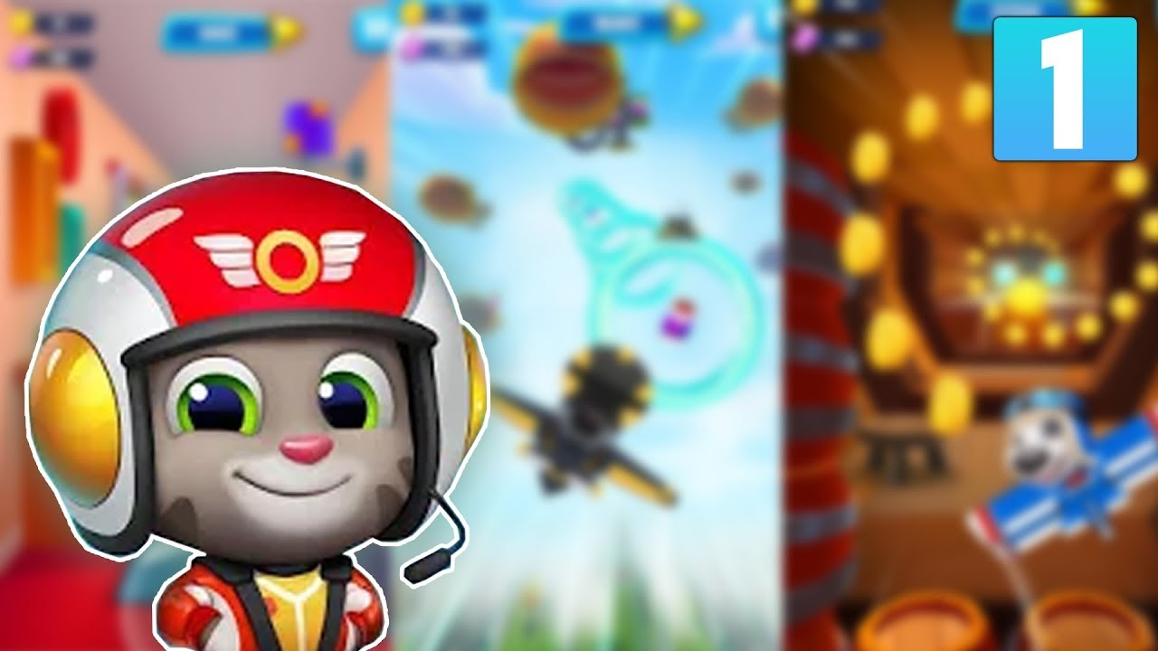 Talking Tom Sky Run - Android Gameplay #1 FHD - YouTube