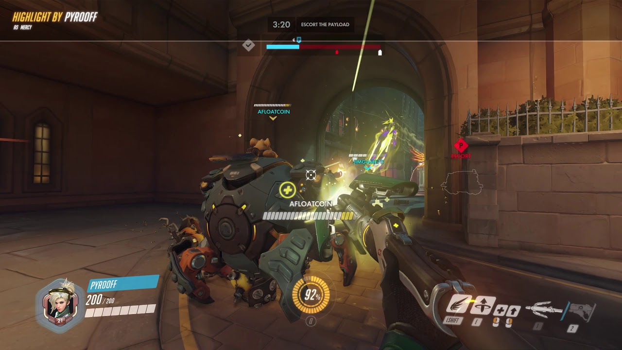 Overwatch Highlight 3# - Mercy 3# - YouTube