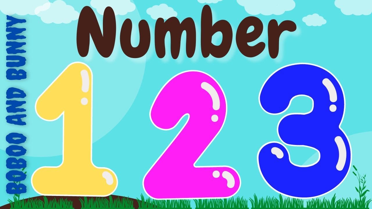 Counting numbers | Number song for children 1-20 | Boboo And Bunny ...