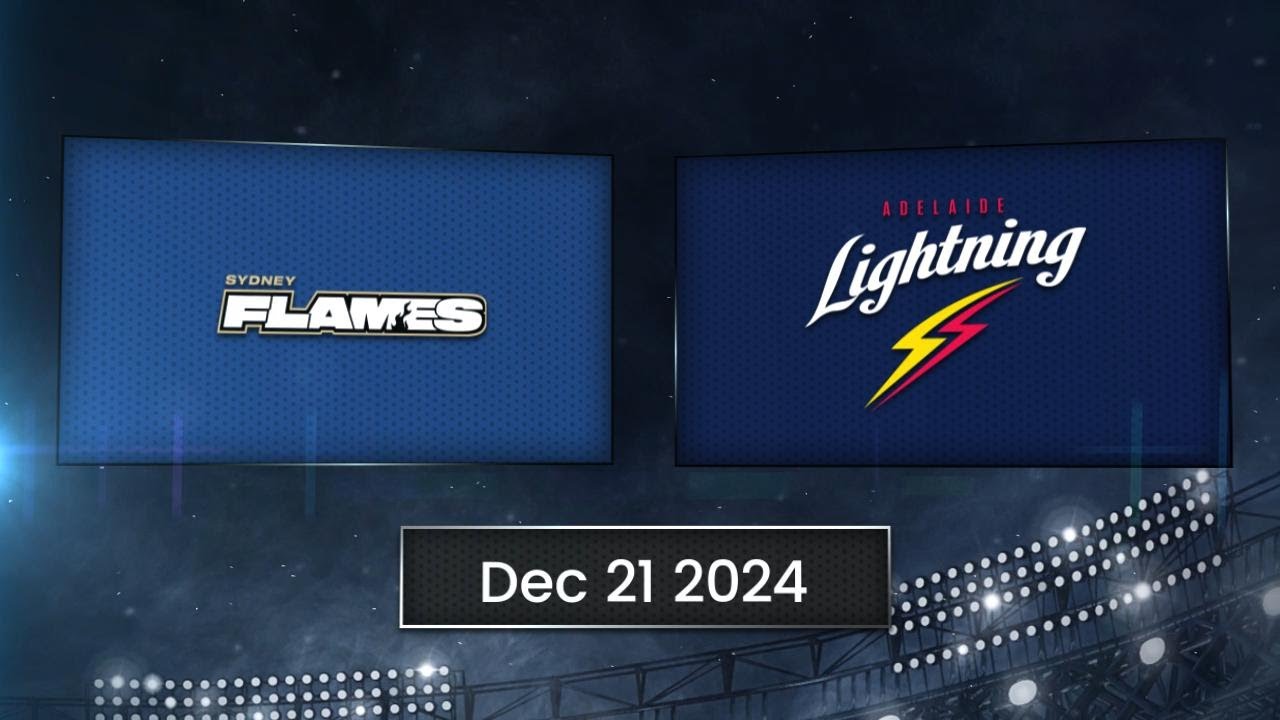 Sydney Flames vs. Adelaide Lightning - Game Highlights - YouTube